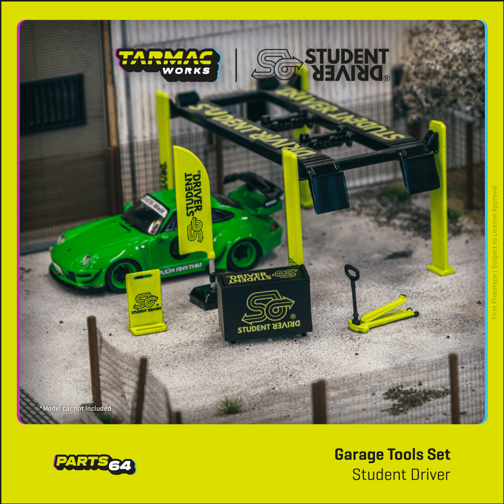 TARMAC WORKS - Student Driver Garage Tools Set | Diecast & Drift